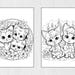 20 Cute Cats Coloring Pages for Kids Printable PDF Fun & Creative ...
