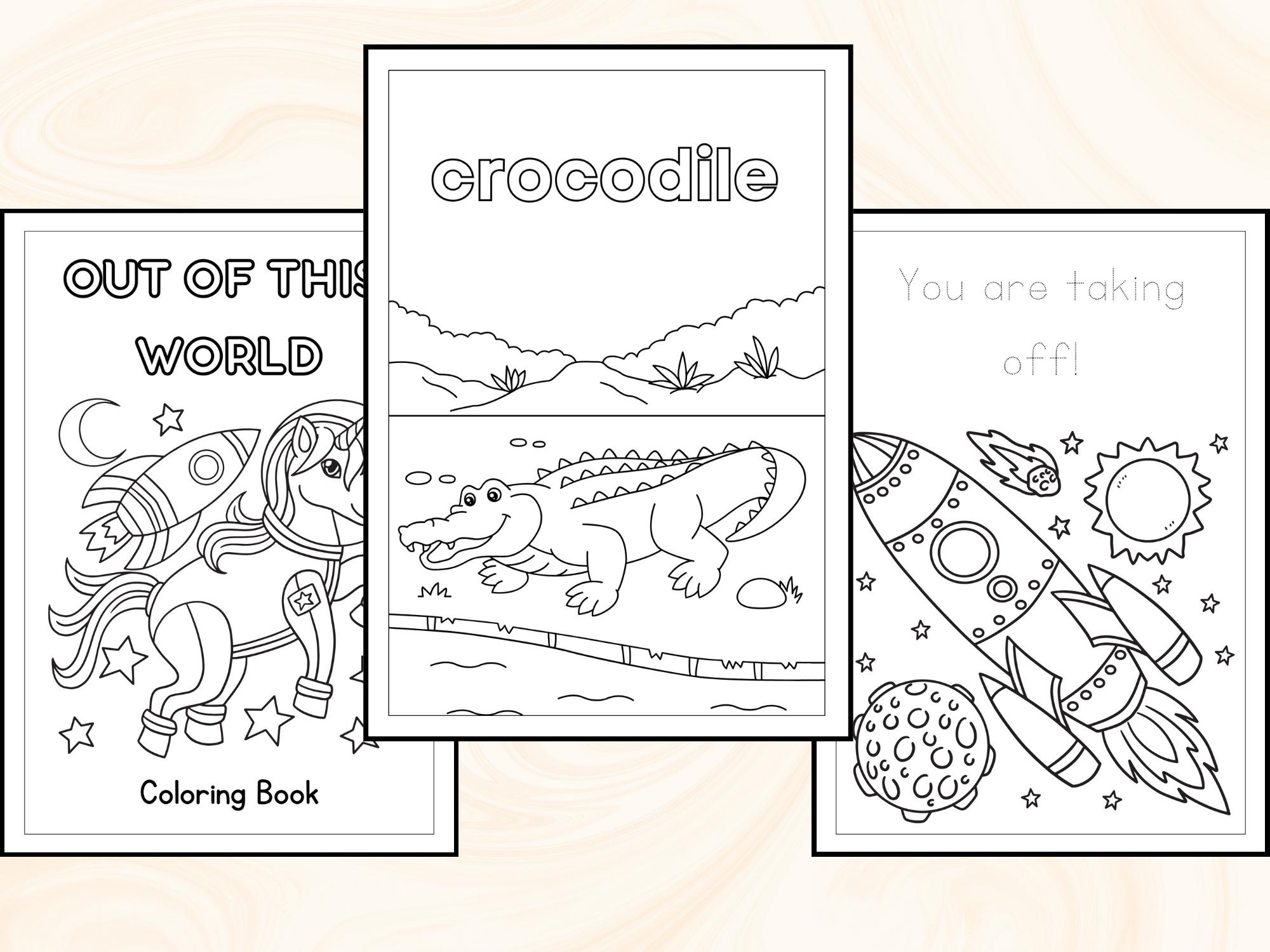 200 Coloring Pages for Kids | Fun & Educational Printable Activity ...