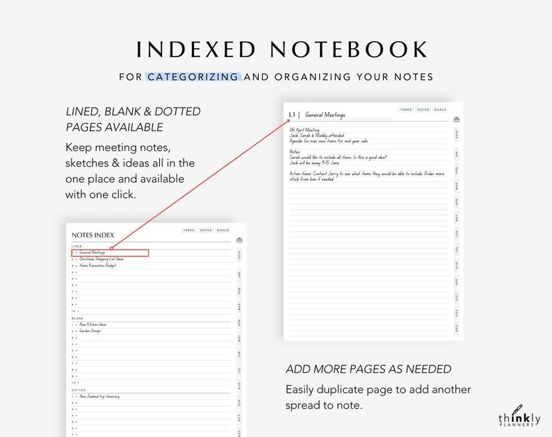 Remarkable Paper Pro Daily Planner 2025, Digital Template, Remarkable ...