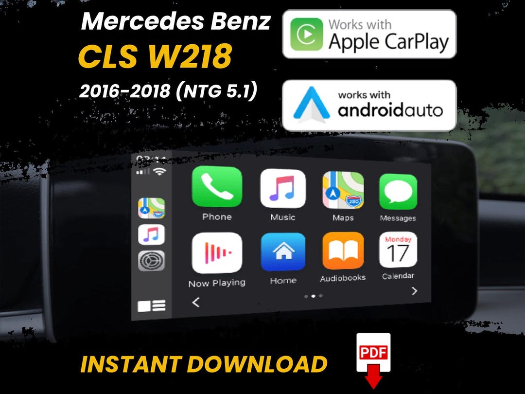 Mercedes CLS Apple Carplay Android Auto Activation Tutorial Guide PDF ...