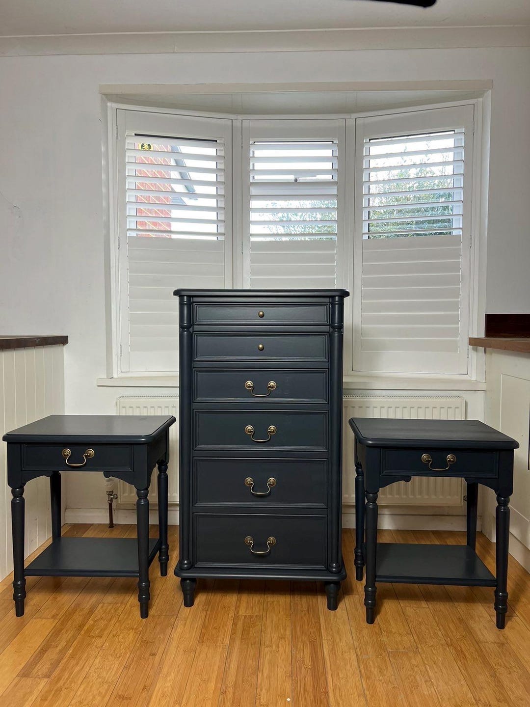 Laura Ashley Set Clifton Chest of Drawers and Bedside Tables - Etsy