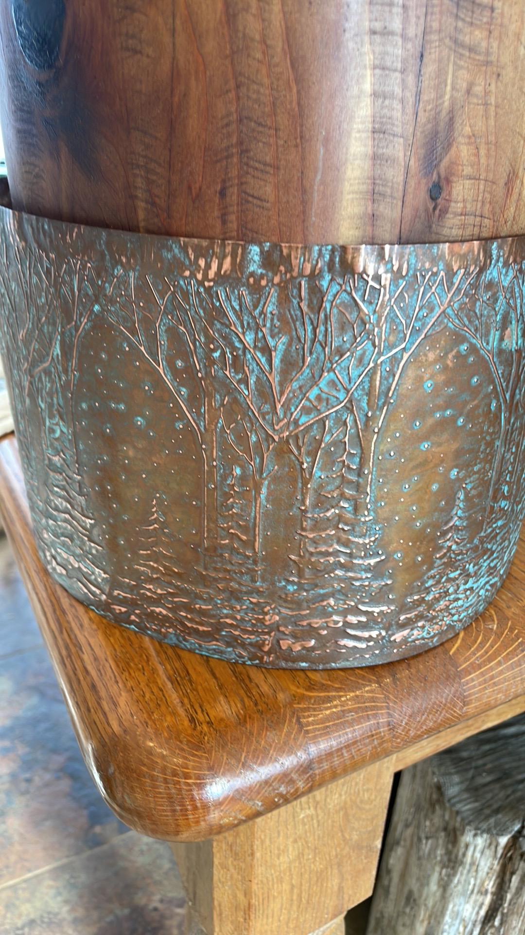 Copper, Log, Post, Porch Post Wrap, or Log Home, Jack Wrap, Porch, Aged ...