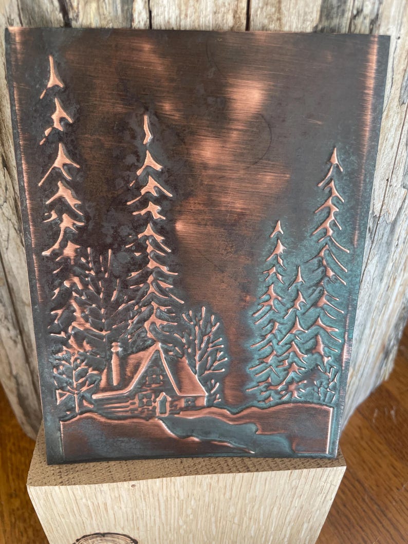 Blue Patina and Sealed Copper Log, Porch, or Jack Wraps. 6"x 36" - Etsy