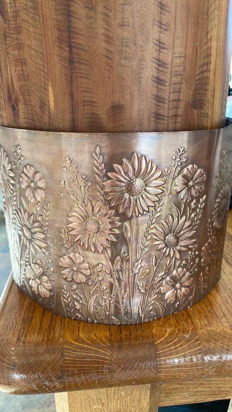 Copper Log, Porch, or Jack Wraps. 6"x 24" - Etsy