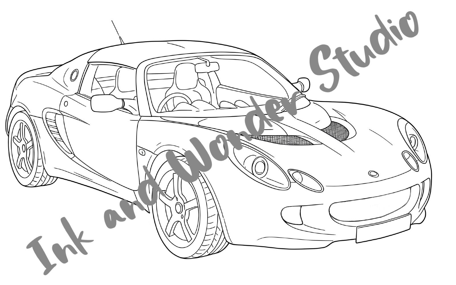 40 Iconic British Cars | Legendary Cars | Coloring Pages for Kids ...
