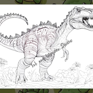 12 Dinosaurs Coloring Pages, Most Known Dinosaurs: T-rex, Velociraptor ...