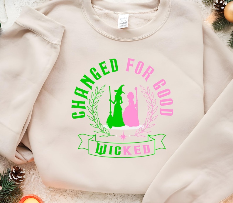 Wicked Movie PNG, Wicked Png, Changed for Good Png, Witch Pink and ...