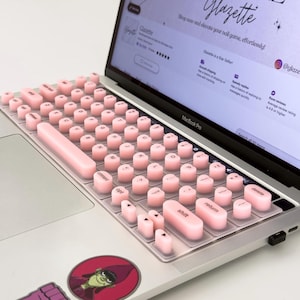 Long Nails Keyboard Cover Silicone Raised Keycaps for Quiet, Easy ...