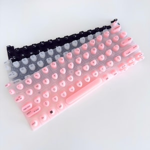 Long Nails Keyboard Cover Silicone Raised Keycaps for Quiet, Easy ...
