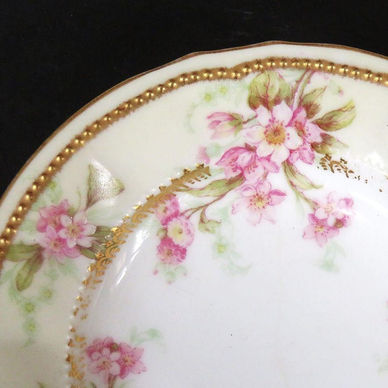 Limoges Gold White Bowl - Etsy