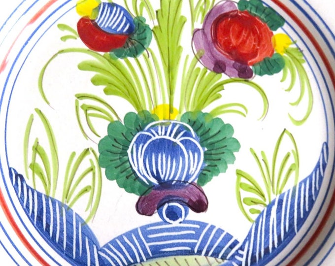 2 VINTAGE DERUTA PLATES Italy,8 1/4" Luncheon Plates,hand Painted ...