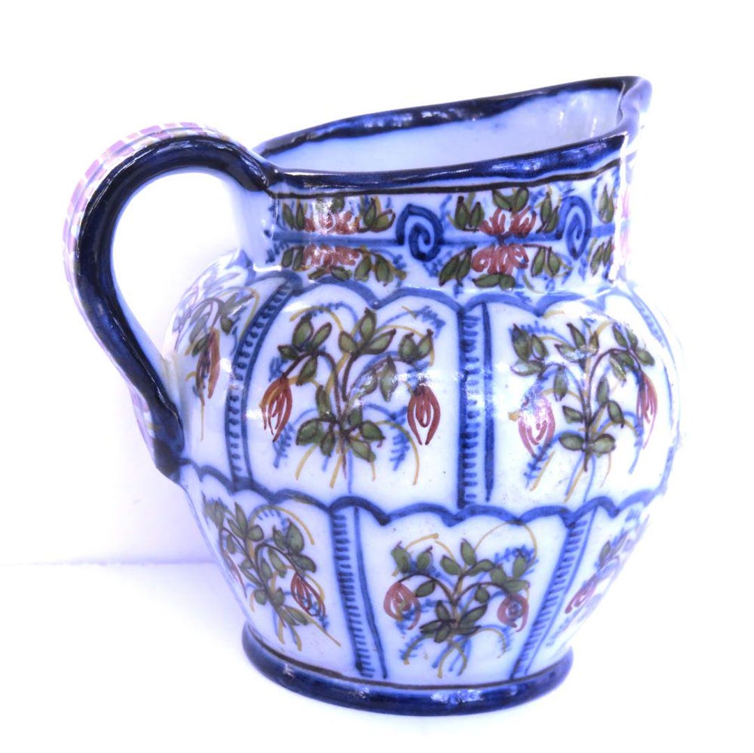 1930's ANTIQUE PITCHER Portugal,hand Painted Signed Maria De Portugal ...