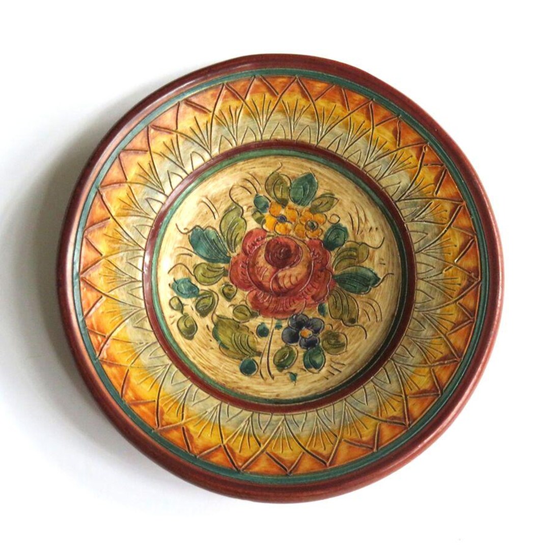 ANTIQUE DERUTA Plate,hand Painted Mediterranean Series,6 3/4",rustic ...