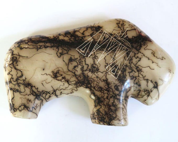 NAVAJO DINE Pottery,vintage Horsehair Buffalo Pottery,incised Designs,9 ...