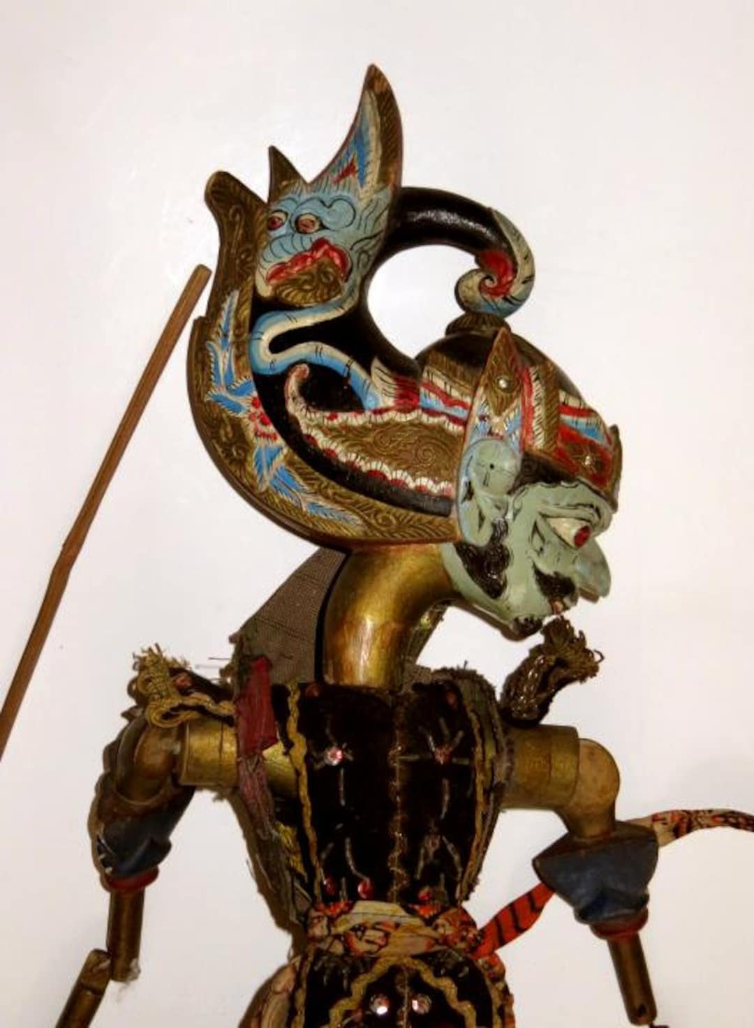 ANTIQUE BALI Puppet,30 Rod Puppet,wayang Golek Gatotkaca,indonesia Folk ...