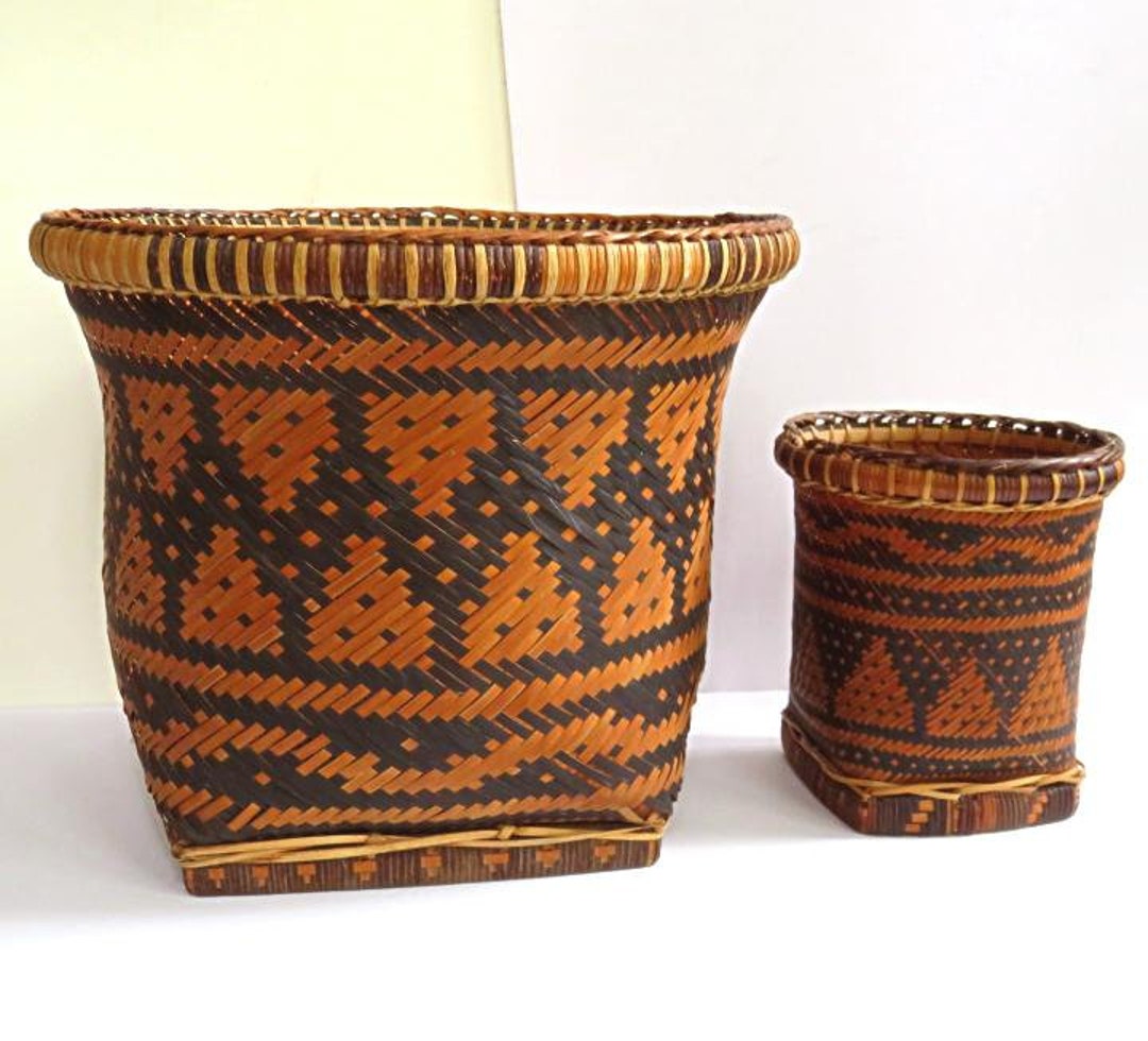2 AMERINDIAN Baskets,handmade,hand Woven,ye'kuana Indigenous People ...