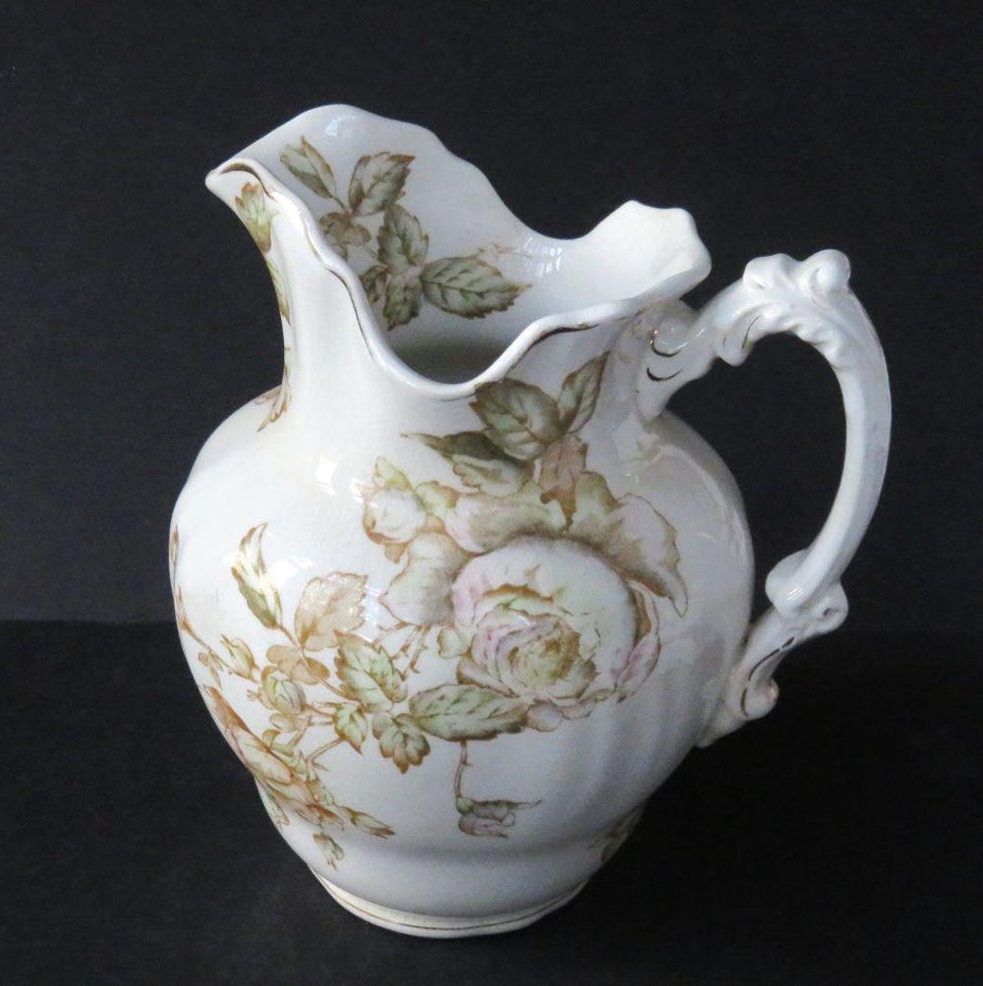 ANTIQUE PITCHER,LAMBERTON Works Royal Porcelain,england,maddock's ...