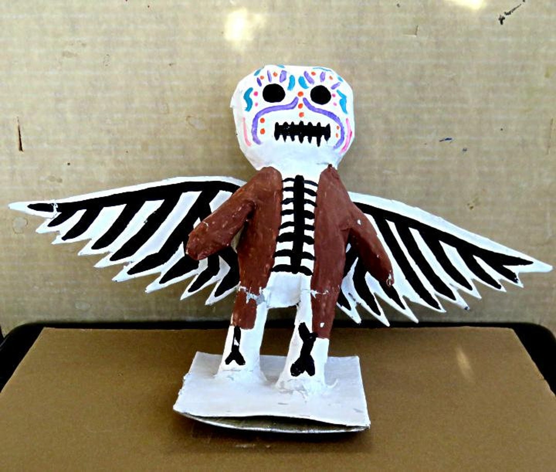 FOLK ART PAPER Mache,mexico Influence Sculpture,vintage Handmade,hand ...