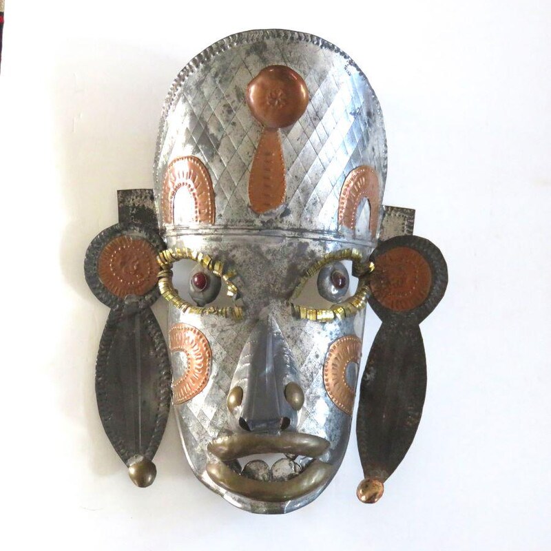 Mexican Tin Mask - Etsy