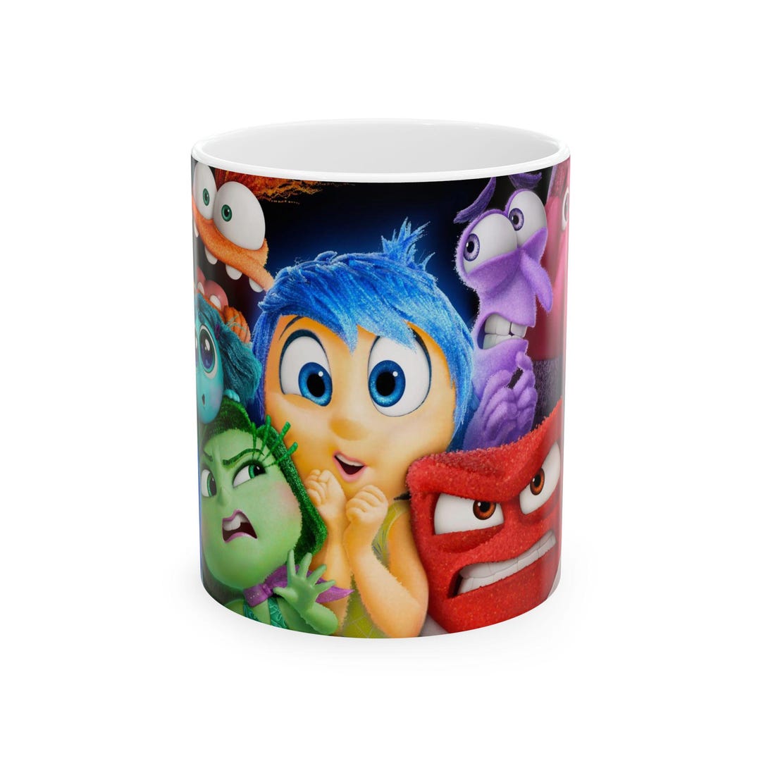 Emotional Adventure Ceramic Mug, Cute Cartoon Character Mug, Gift for ...