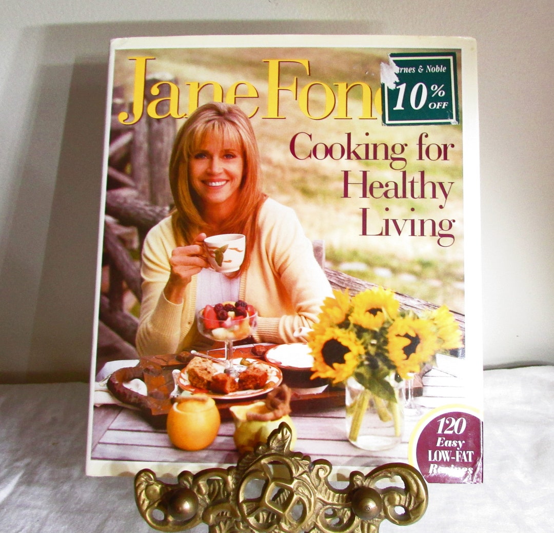 Jane Fonda Cooking for Healthy Living 1996 Cook Book on Etsy by ...