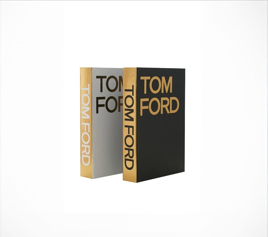 Tom Ford Decorative Book Box, Decorative Book Box Gift, Coffee Table ...