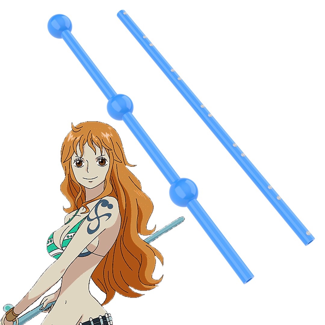 Nami's Clima-tact Weather Weapon Stick first AND Second Version ...