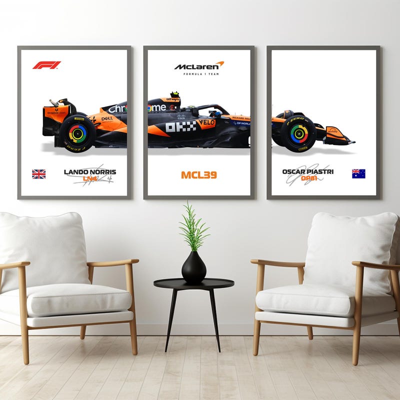 F1 3 Piece Poster - Etsy UK