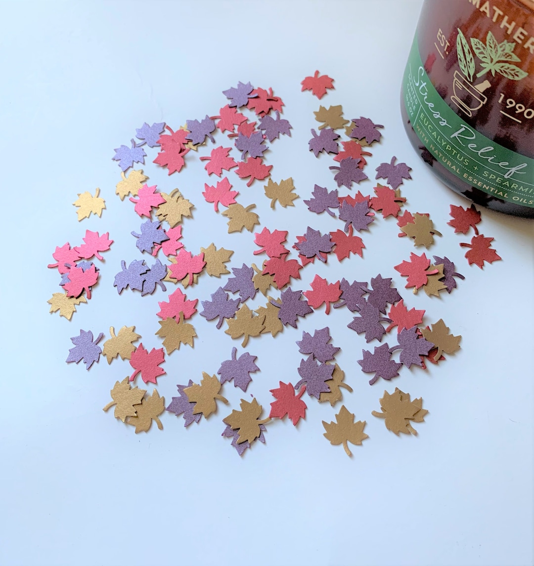Maple Leaf Table Scatter - 200 Pieces - Etsy