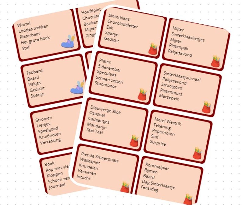 Sinterklaas 30 Seconds, 30 Seconds, Sinterklaas, Games Sinterklaas - Etsy