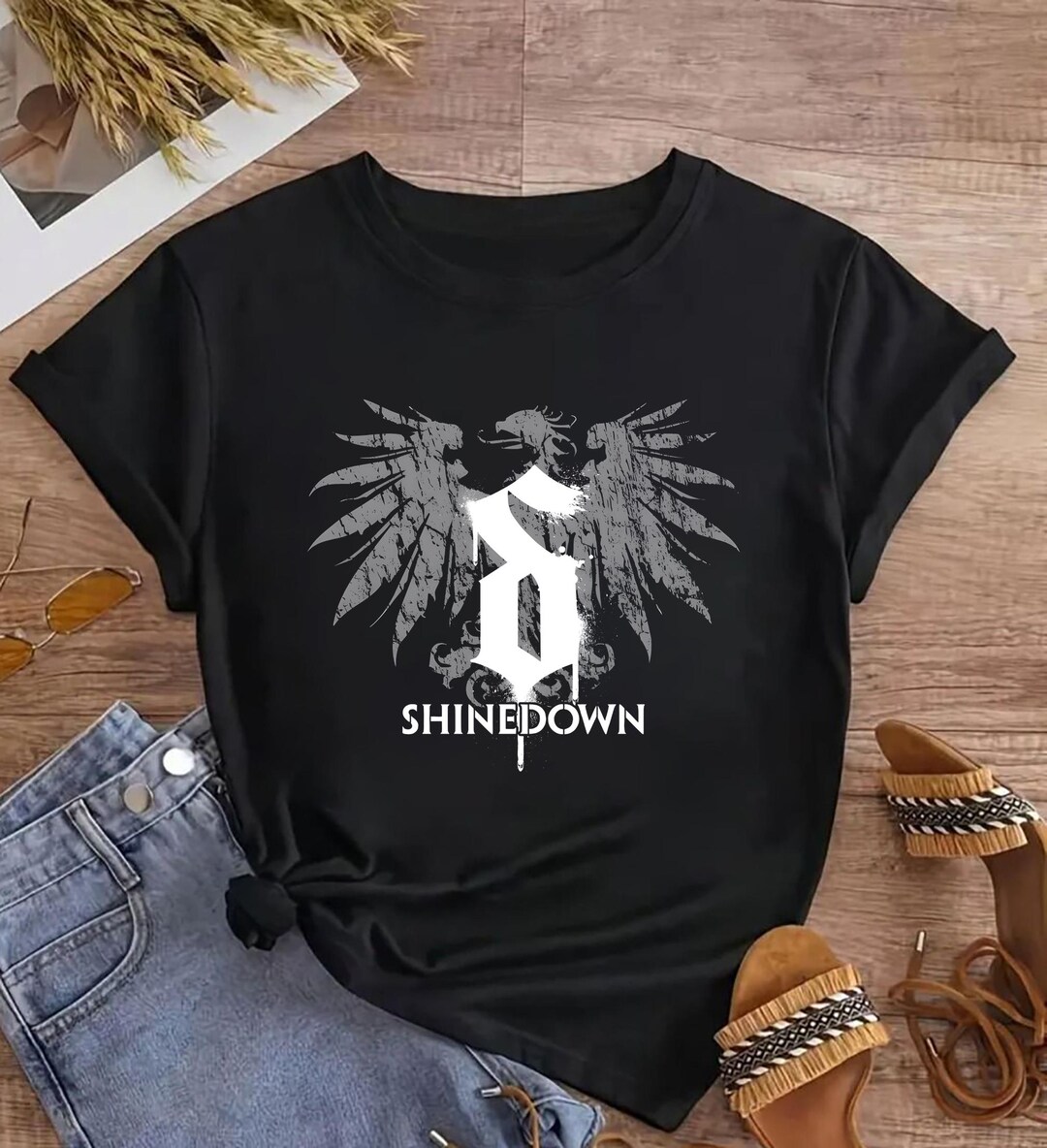 90s Vintage Shinedown Band Logo Shirt, Shinedown Dance Tour 2025 Shirt ...