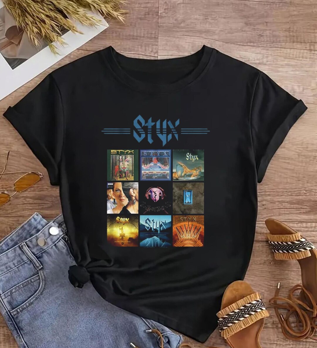 Styx Band Albums Shirt, Styx Band Tour 2025 Shirt, Styx Fan Gift Shirt ...