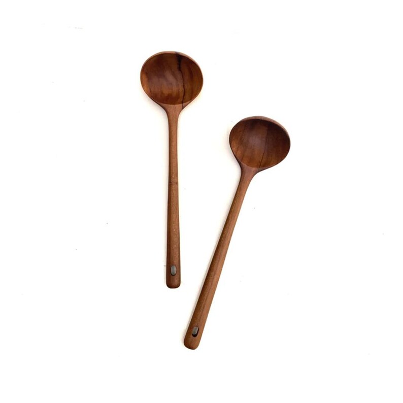 Sustainable Teak Serving Ladle Perfect for Rustic and Modern Kitchens ...
