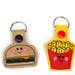 French Fries Keychain Fries Key Chain Fries Keychain BFF Gift Best ...