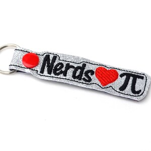 Nerds Love Pi Keychain | Nerdy Keychain | Gifts for Nerds | Gift for ...