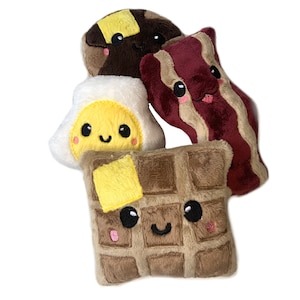 Pancake Stuffed Toy | Plush Pancake | Breakfast Stuffie | Flapjack Toy ...