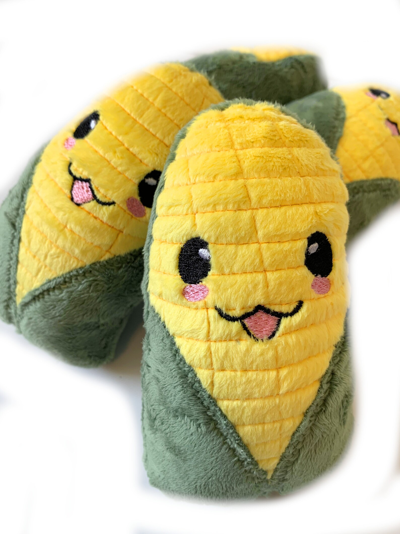 Cute Kawaii Corn Stuffed Corn Plushie Corn on the Cob Corn Stuffie ...