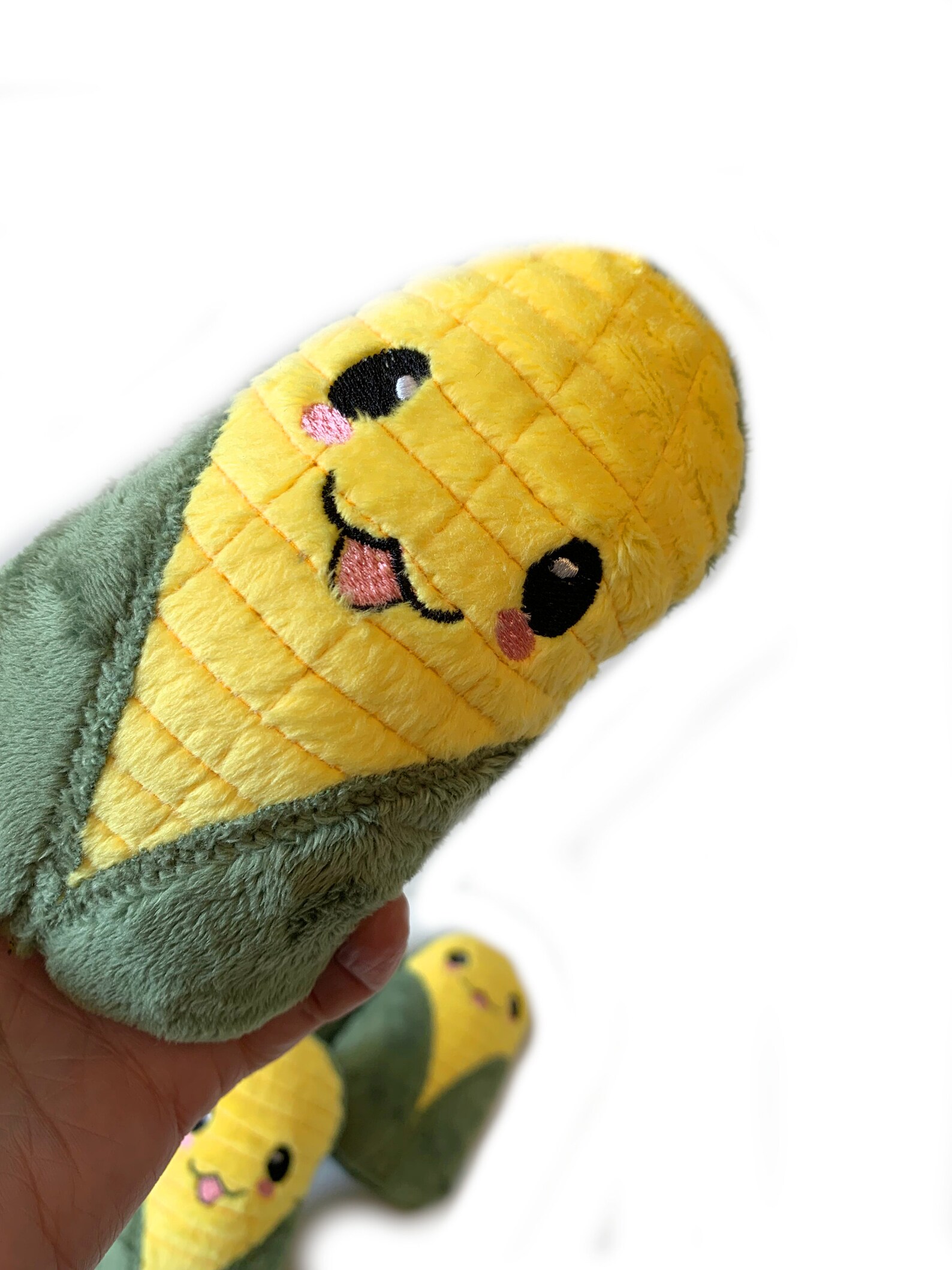 Cute Kawaii Corn Stuffed Corn Plushie Corn on the Cob Corn Stuffie Vegetable Doll Plush Veggie ...
