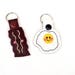 Egg Keychain Egg Key Ring Gag Gift Secret Santa Gift - Etsy