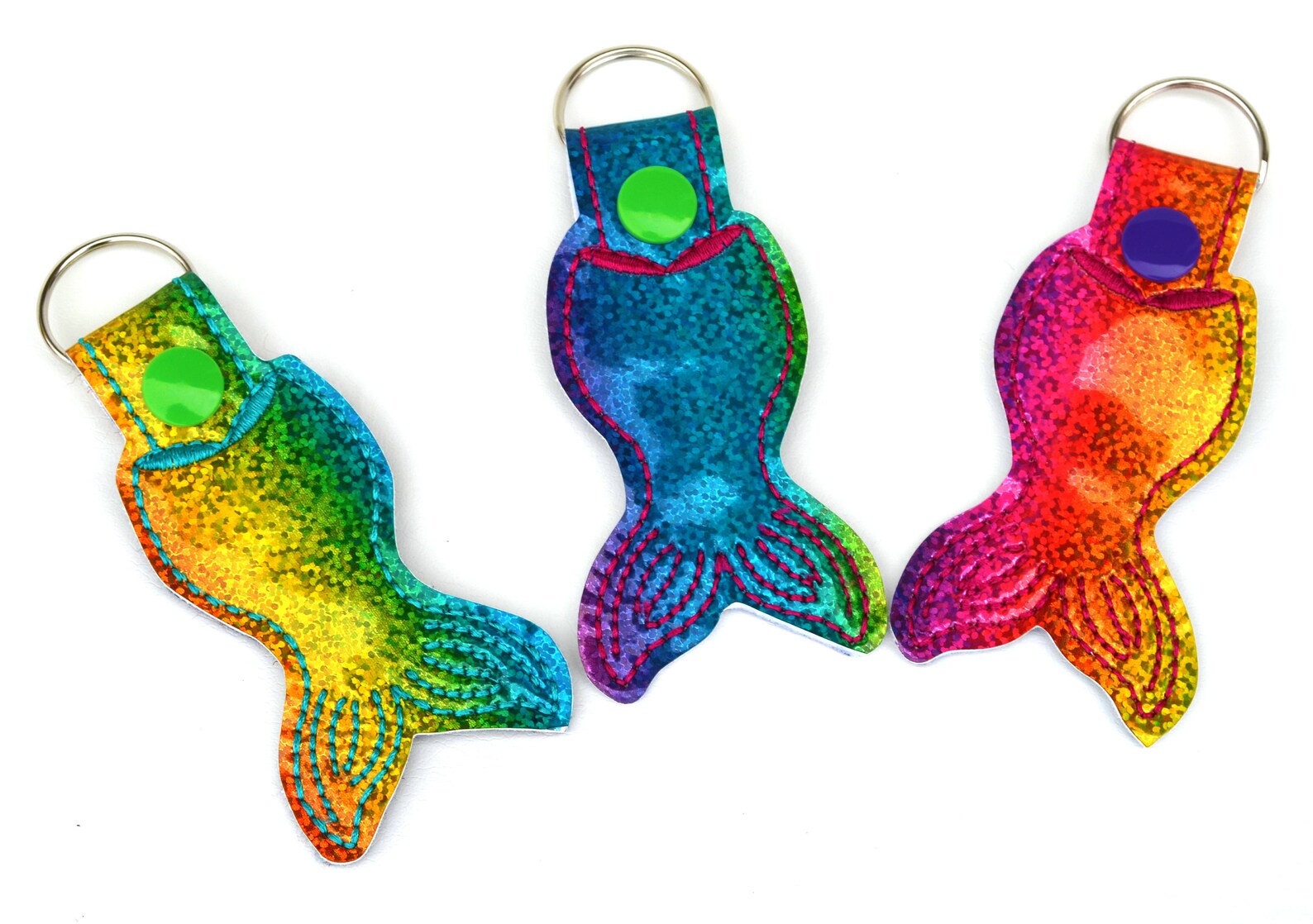 Mermaid Tail Keychain Mermaid Keychain Mermaid Stocking - Etsy