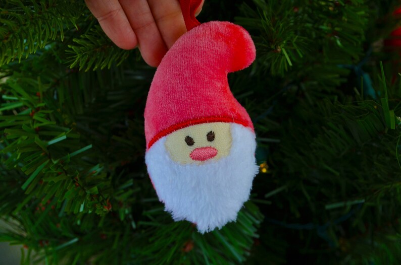 Santa Ornament Secret Santa Gift Christmas Tree Decoration - Etsy