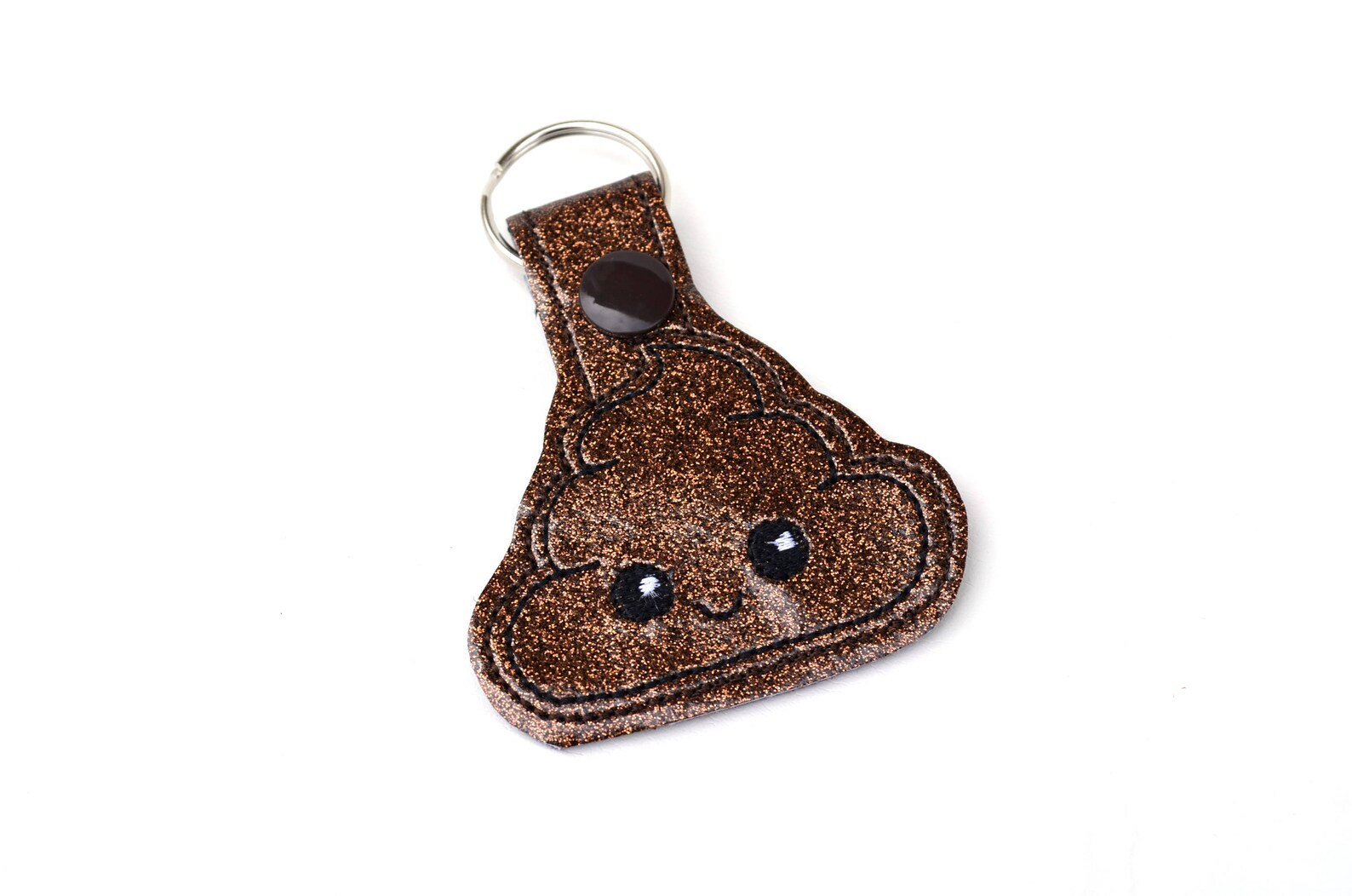 Poop Keychain Poop Snap Tab Emoji Keychain Gag Gift - Etsy