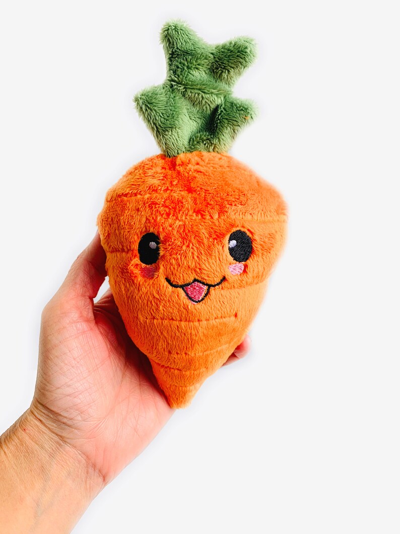 Carrot Plush Stuffed Carrot Kawaii Cute Carrot Plushie - Etsy