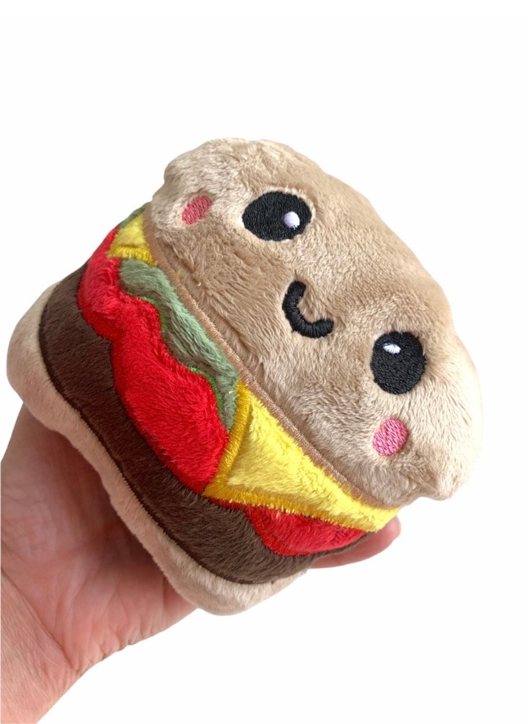 Stuffed Cheeseburger | Plush Cheeseburger Toy | Cute Burger | Food Pun ...