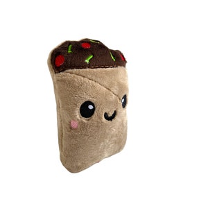 Burrito Plush Toy: Handmade Kawaii Stuffed Burrito - Etsy