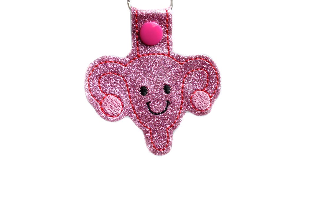 Uterus Keychain Doula Gift Natural Childbirth OBGYN - Etsy