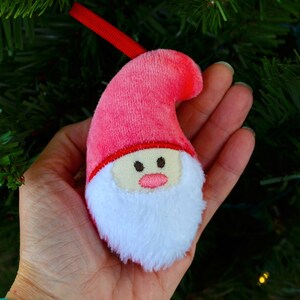 Santa Ornament Secret Santa Gift Christmas Tree Decoration - Etsy