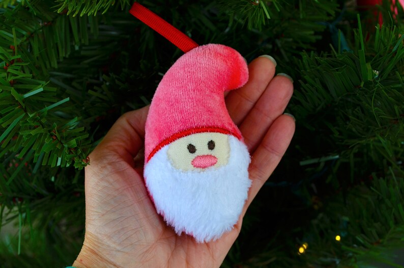 Santa Ornament Secret Santa Gift Christmas Tree Decoration - Etsy