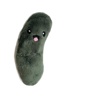 Plush Pickle: Embroidered Kawaii Stuffed Pickle Toy - Etsy