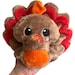 Turkey Plush Stuffed Turkey Toy Thanksgiving Decor Cute Kawaii Plushie ...